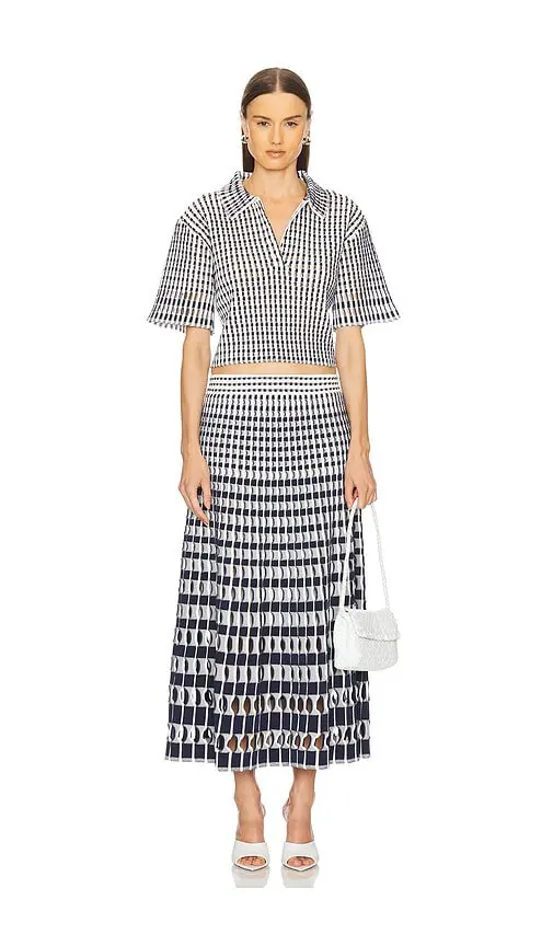 Simkhai Adley Cropped Polo