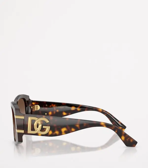 Dolce & Gabbana Dg Griffe Sunglasses - Brown