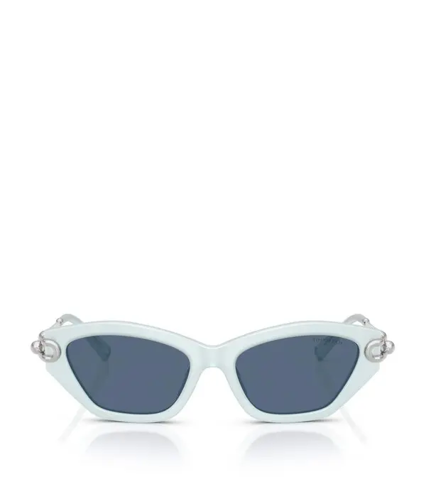 Tiffany & Co. Acetate Cat Eye Tf4231u Sunglasses - Blue