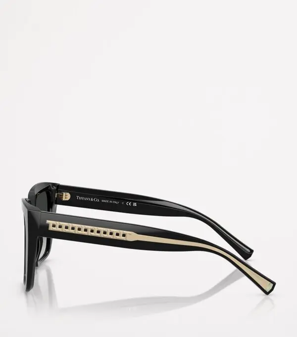 Tiffany & Co. Acetate Square Sunglasses - Black