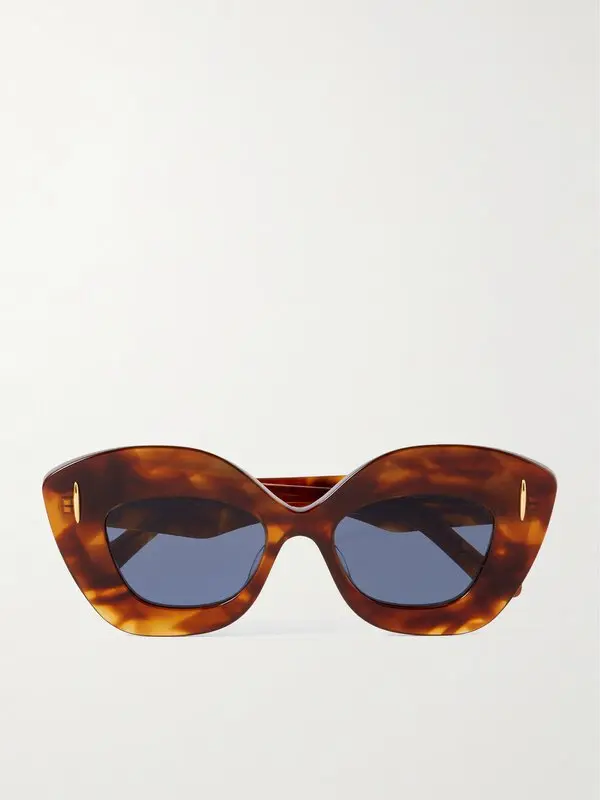 Loewe Oversized Cat-eye Acetate Sunglasses - Tortoiseshell