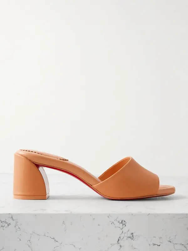 CHRISTIAN LOUBOUTIN Jane 55 Leather Mules