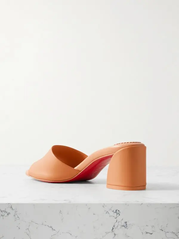 CHRISTIAN LOUBOUTIN Jane 55 Leather Mules
