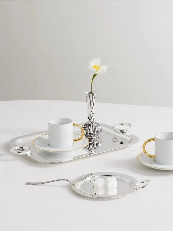 Christofle Vertigo -plated Tray - Silver