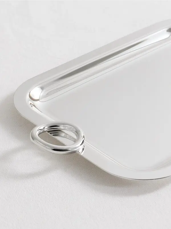 Christofle Vertigo -plated Tray - Silver
