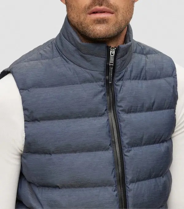 BOSS Melange Padded Gilet