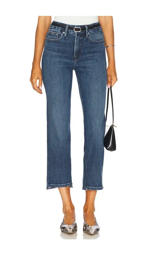 Good American Good Legs Straight Jeans - Blue