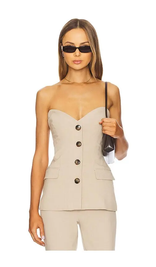 Bardot Kylian Button Front Top