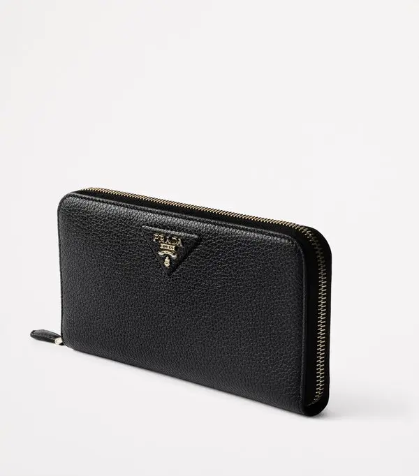 Prada Large Leather Zipped Wallet