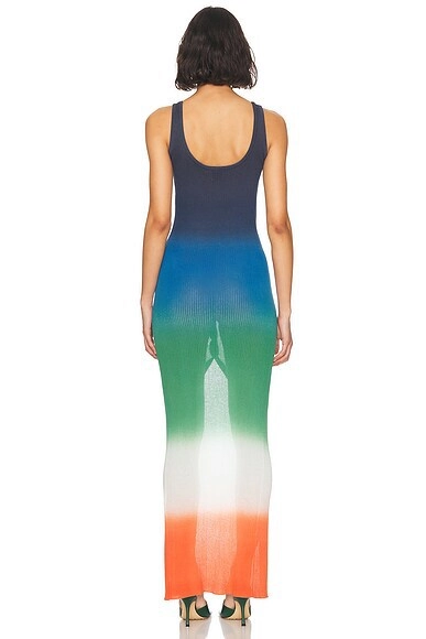 Casablanca Long Ribbed Dress