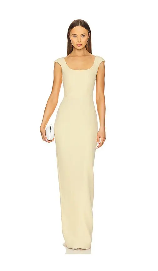 SAU LEE Brooke Gown - Yellow