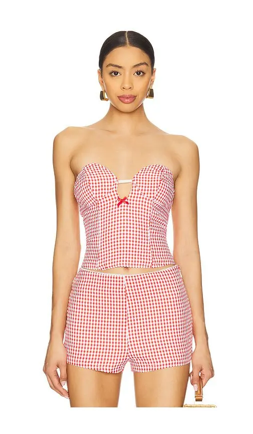 BY.DYLN Magen Bodice In . Also - Red