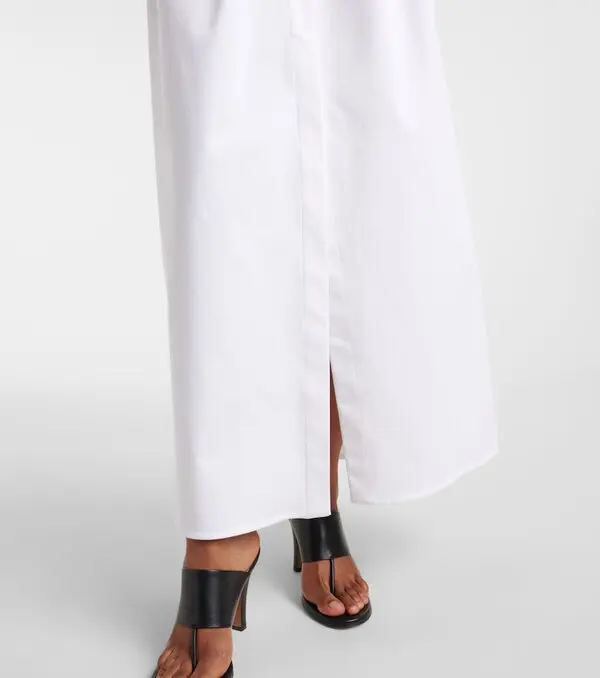 Max Mara Cotton-blend Gabardine Maxi Skirt