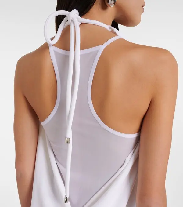 Sportmax Alceste Draped Halterneck Maxi Dress