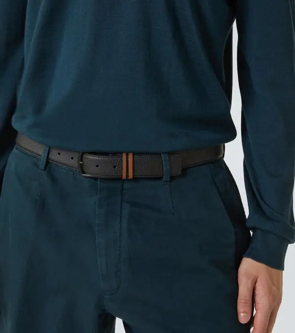 Zegna Leather Belt