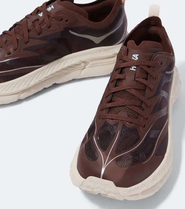 Hoka One One Mafate Speed 4 Running Shoes - Brown