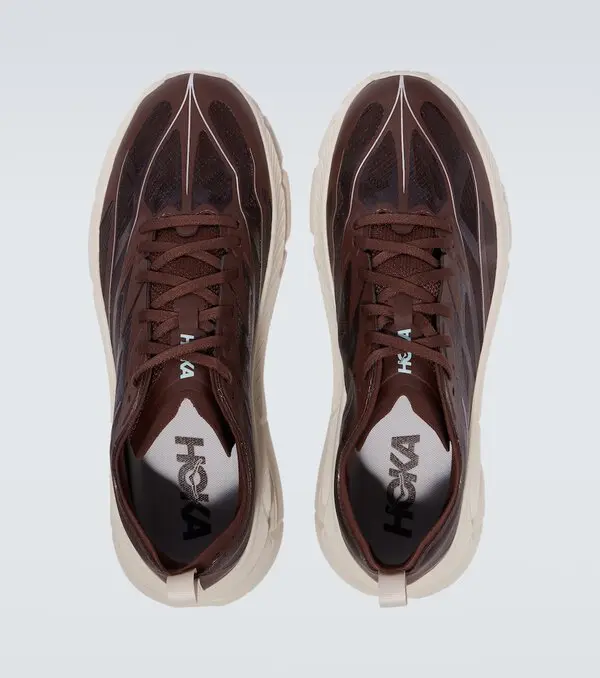 Hoka One One Mafate Speed 4 Running Shoes - Brown