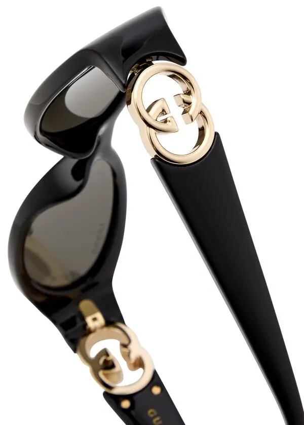 Gucci Oval Frame Sunglasses