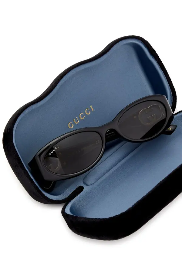Gucci Oval Frame Sunglasses