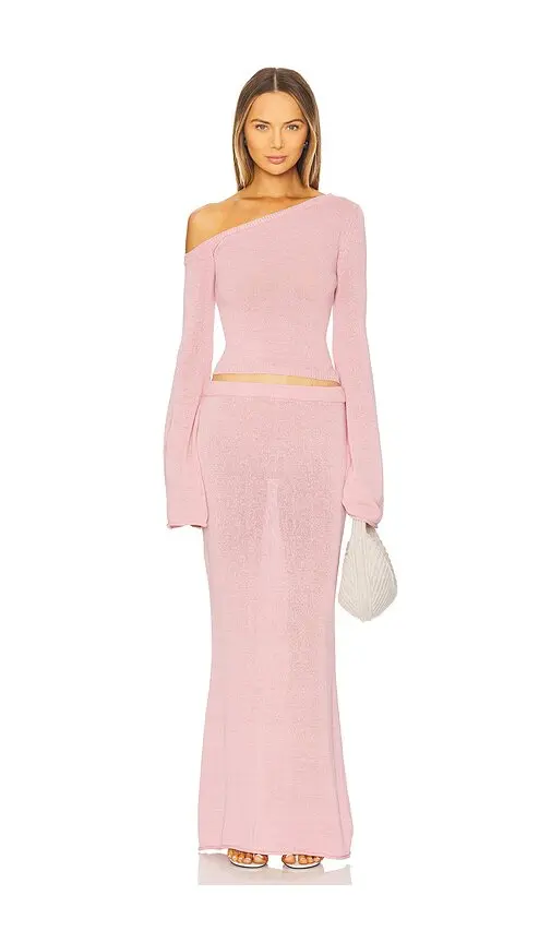 SEROYA Alivia Knit Top - Blush