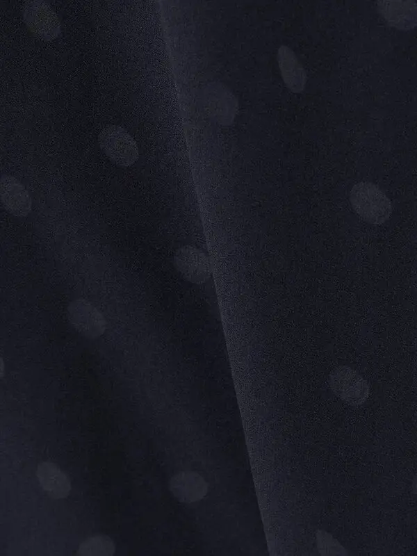 Acne Studios Layered Distressed Polka-dot Chiffon Skirt