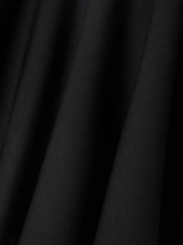 Alaïa Pleated Stretch-knit Mini Skirt