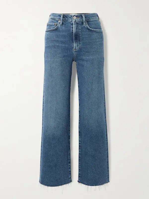 AGOLDE Harper Cropped Straight-leg Jeans