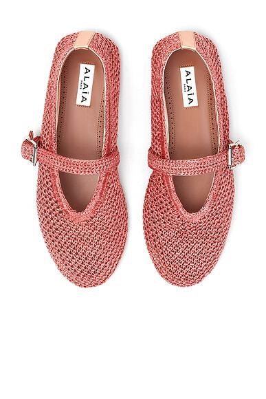Alaïa Ballet Flats With Buckle Strap