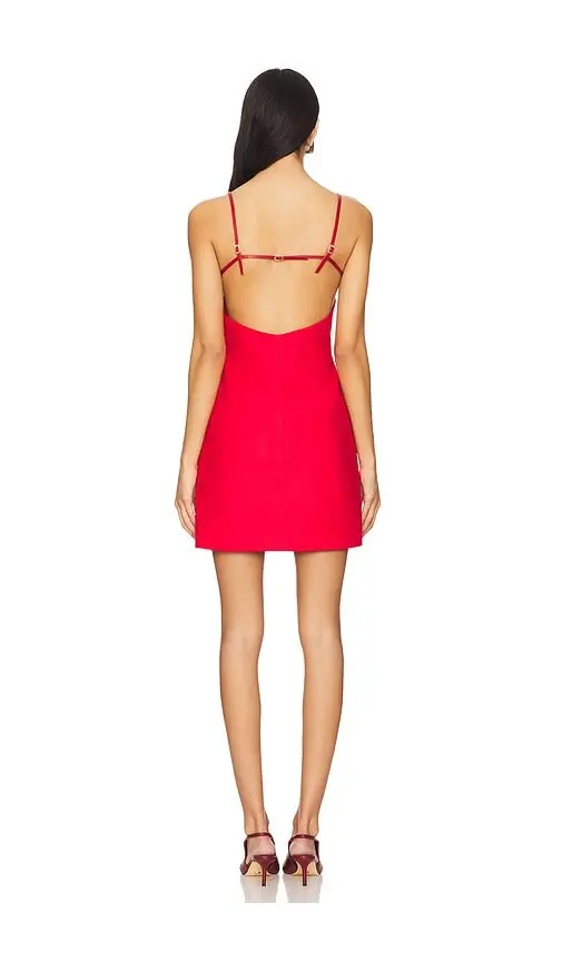 CEREN OCAK Linen Mini Dress