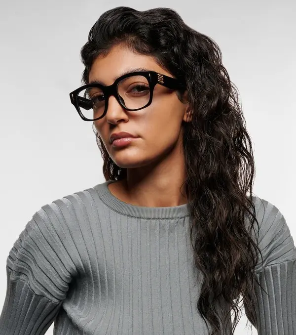 Loewe Anagram Square Acetate Eyeglasses