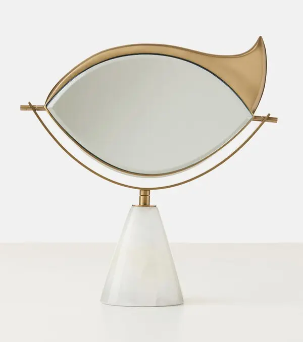 L'Objet Lito Marble Vanity Mirror
