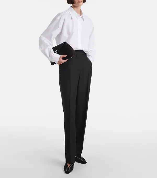 TOTEME Mid-rise Straight Leg Trousers
