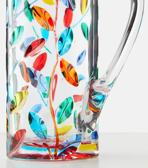LES-OTTOMANS Floral Jug - Multicoloured