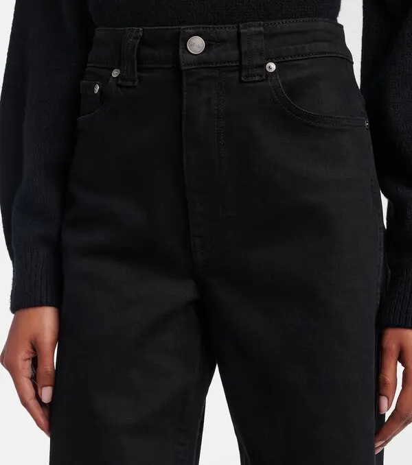 Khaite Dane High-rise Wide-leg Jeans