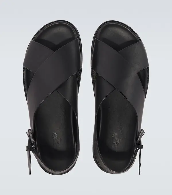 Polo Ralph Lauren Zane Leather Slingback Sandals