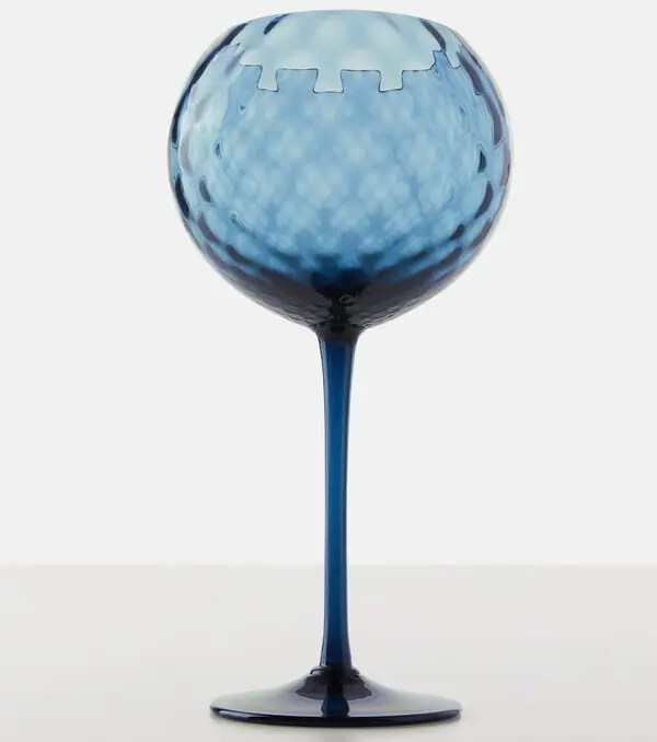 NASONMORETTI Red Wine Glass - Blue