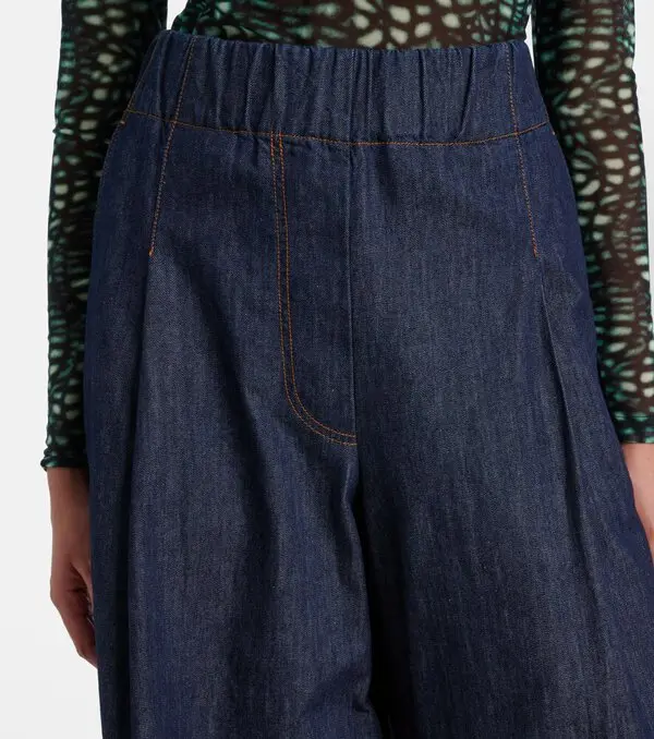 Dries Van Noten High-rise Wide-leg Jeans