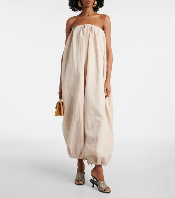 Jacquemus Snakeskin Effect Leather Mules