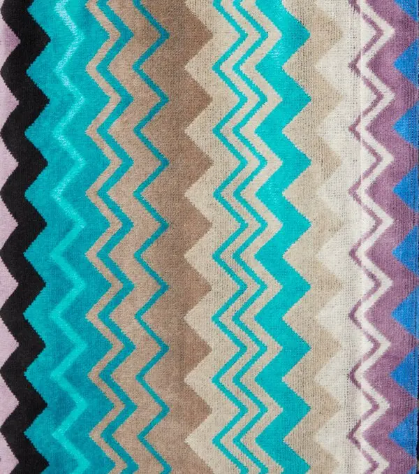 Missoni Giacomo Zigzag Cotton Terry Bathrobe - Multicoloured