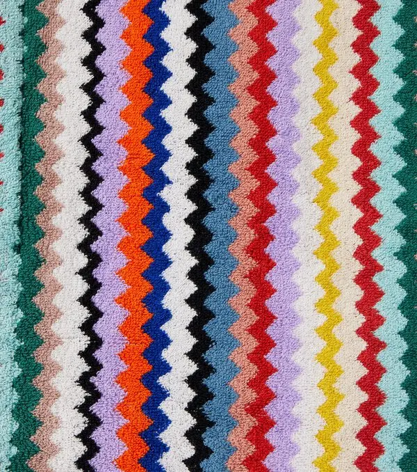 Missoni Riverbero Zigzag Cotton Terry Bathrobe - Multicoloured