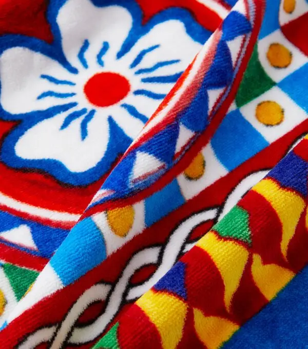 Dolce & Gabbana Carretto Terry Beach Towel - Multicoloured