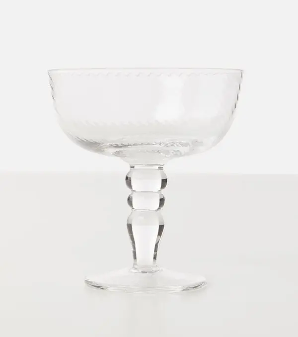 BITOSSI Diseguale Set Of 6 Champagne Coupe Glasses