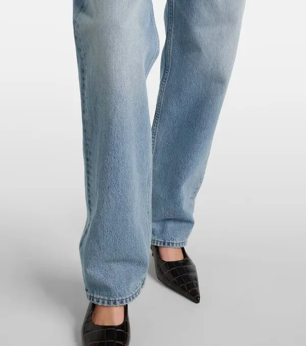 TOTEME Low-rise Straight Jeans In True Vintage