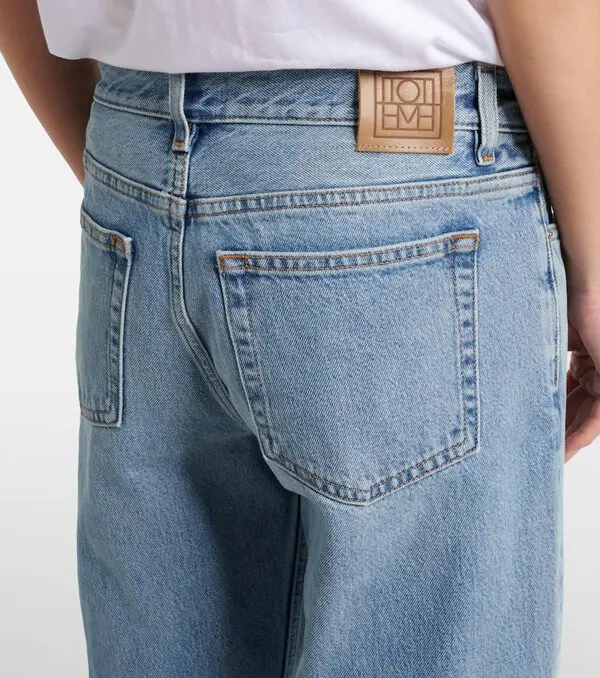 TOTEME Low-rise Straight Jeans In True Vintage