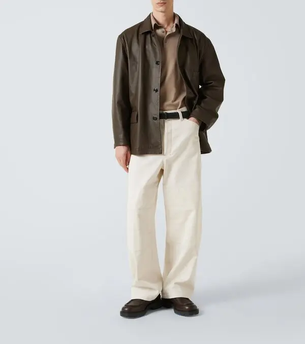 Zegna Cashmere And Silk Polo Sweater - Beige