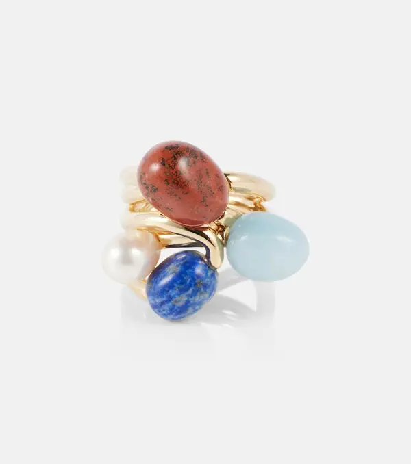 Zimmermann Mellow -plated Gemstone Ring - Multicoloured