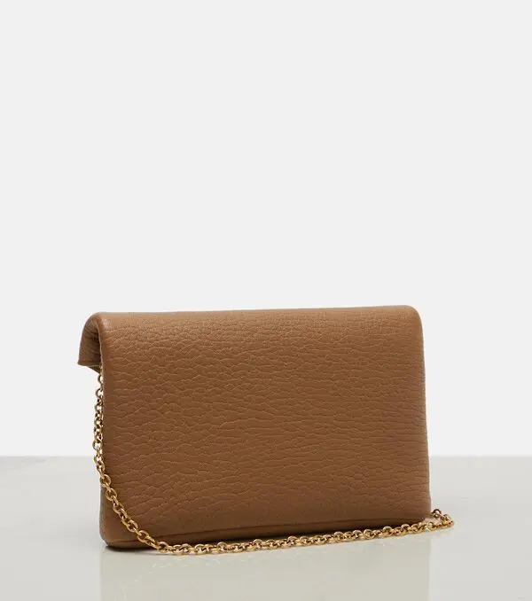 Saint Laurent Cassandre Leather Clutch