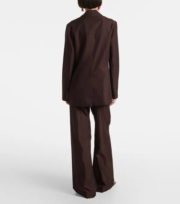 JOSEPH Valery Silk And Cotton Blazer