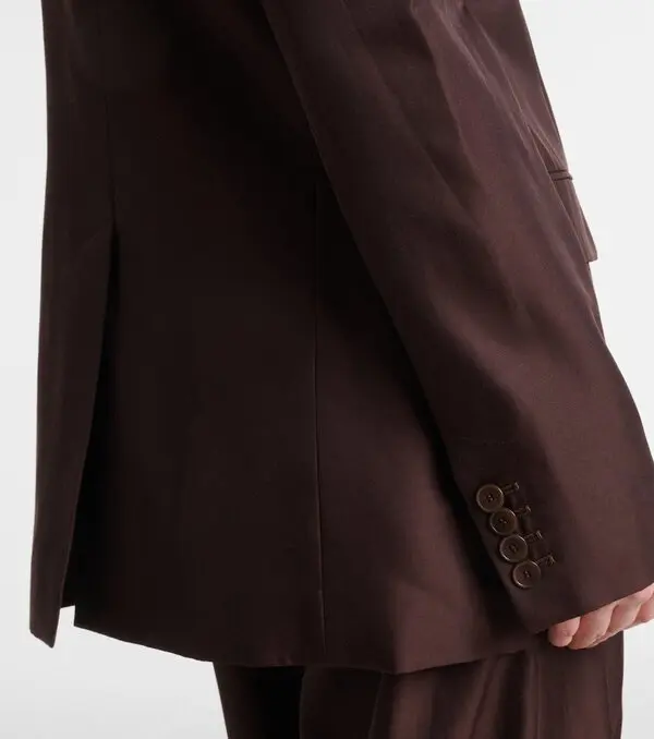 JOSEPH Valery Silk And Cotton Blazer
