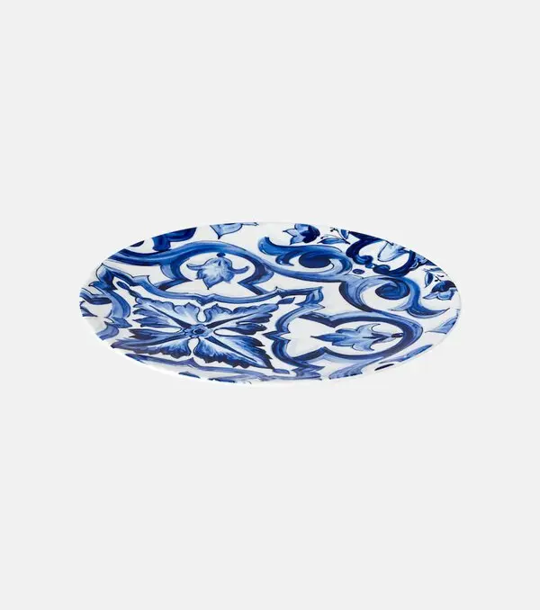 Dolce & Gabbana Porcelain Charger Plate - Blue